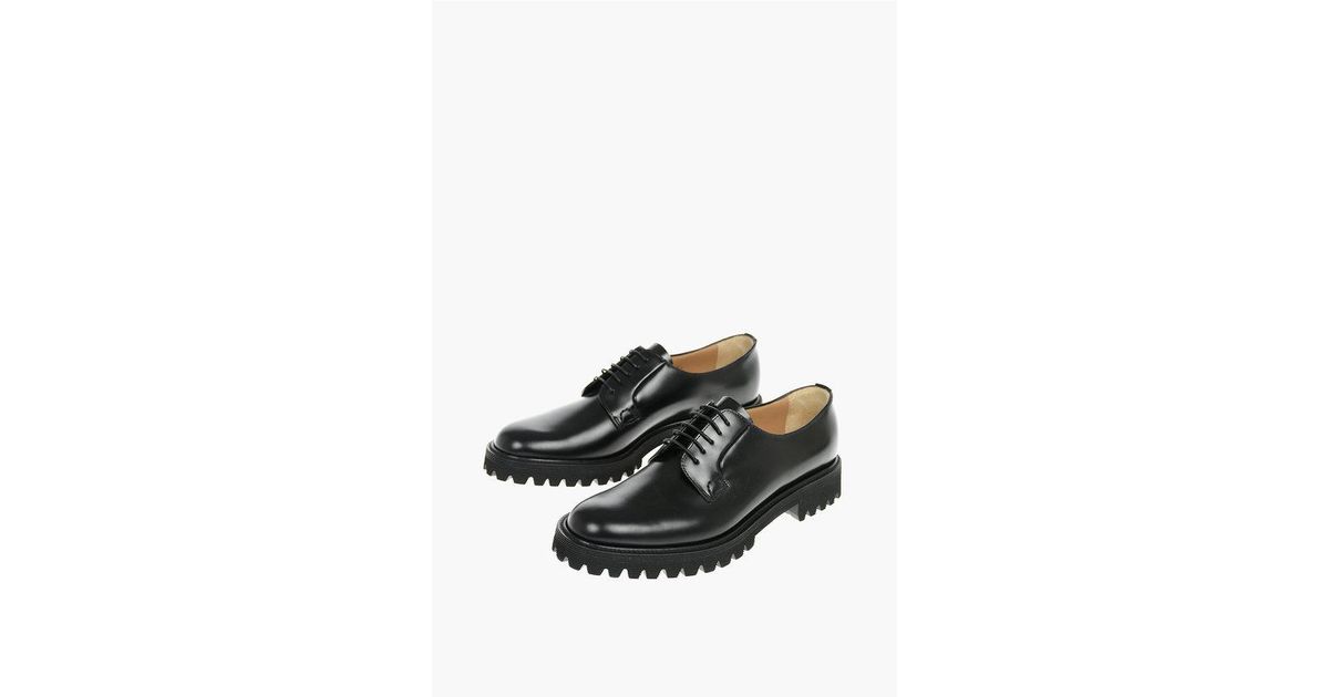 Church's Leather Shannon T Oxford Derby Shoes With Cleated Sole in ...