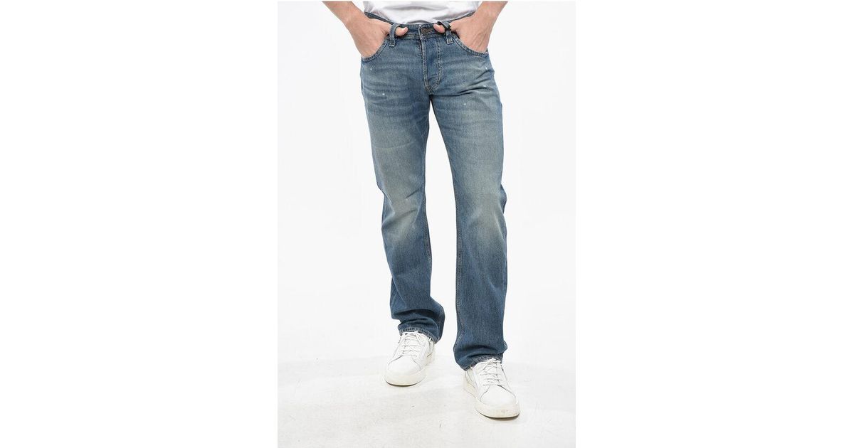 DIESEL 5-Pocket Jeans Markee Straight Leg 20Cm in Blue for Men | Lyst UK
