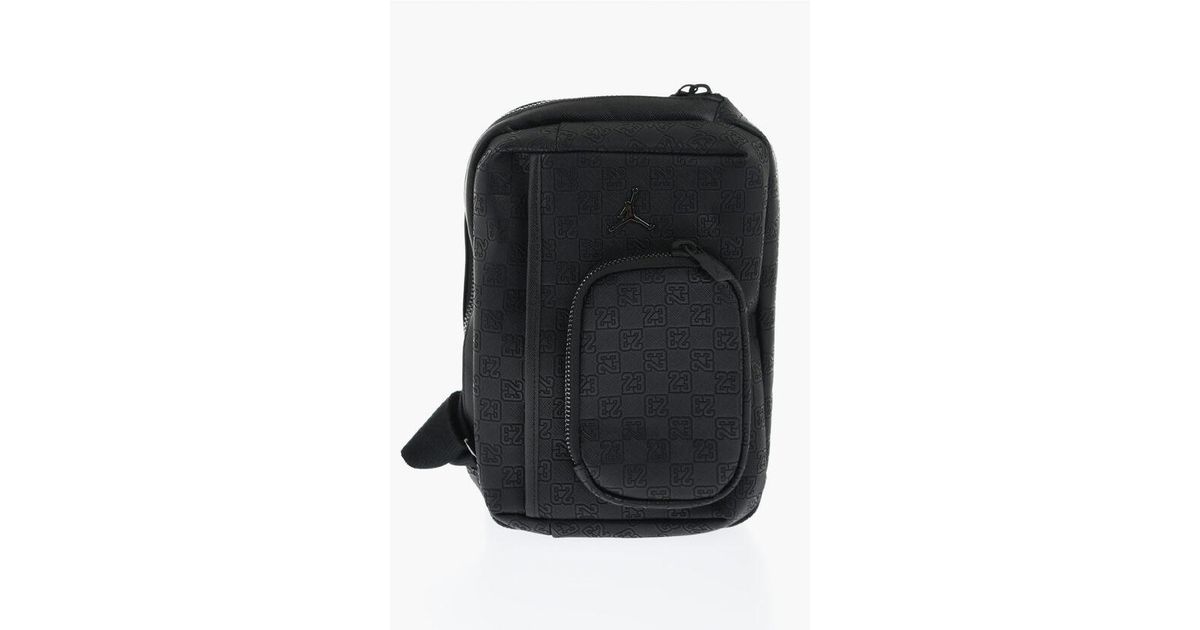 Nike Jordan Logoed Sling Bag With Monogram Motif in Black for Men | Lyst UK