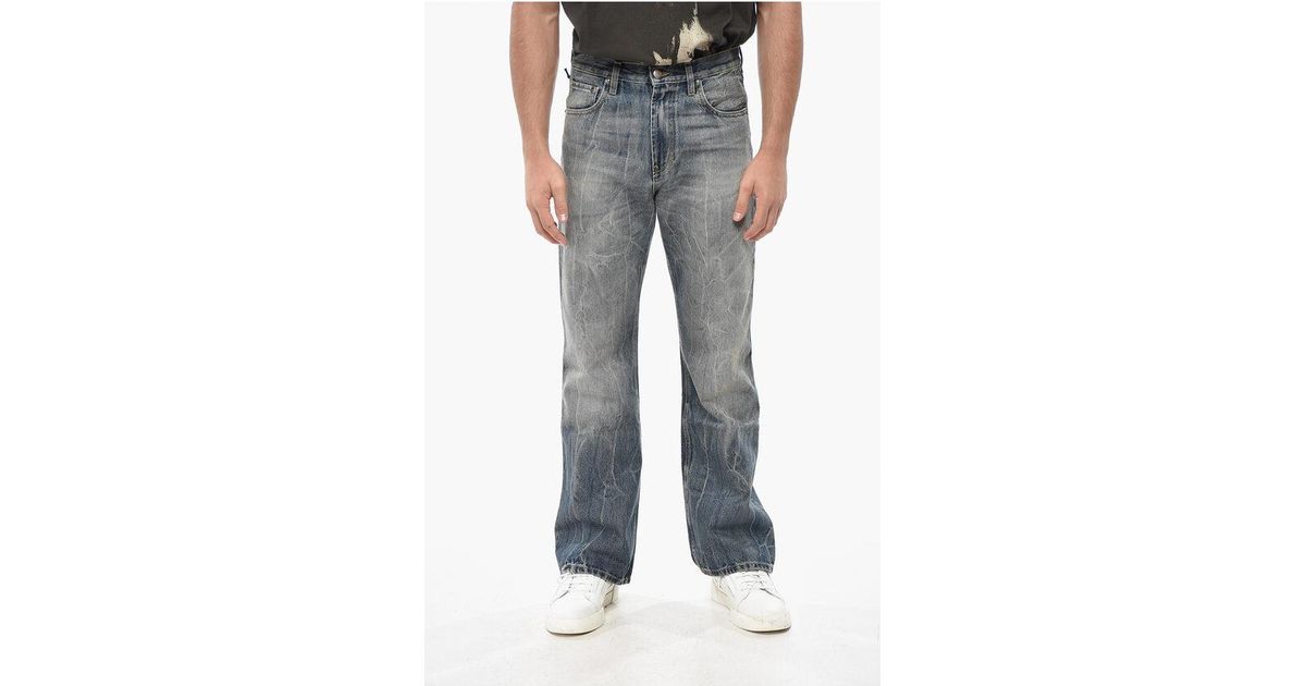 1989 STUDIO Straight-Leg Jeans Old Setter With Whiskering Effect 25Cm ...