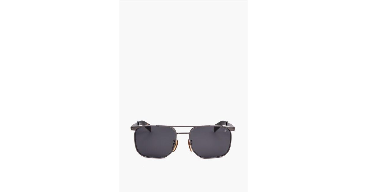 David Beckham Aviator Sunglasses With Metal Frame for Men | Lyst UK