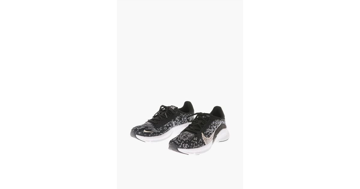 Nike Two Tone Fabric Superrep Go 3 Low-Top Sneakers in Black | Lyst UK