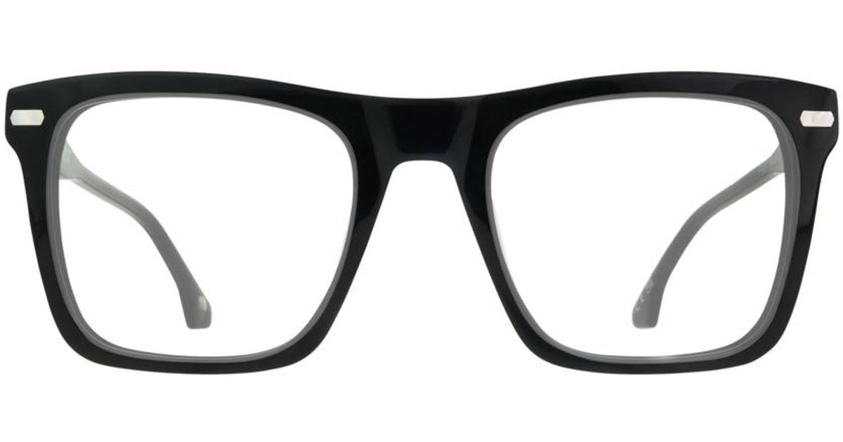 Hart Square Acetate Eyeglasses Online in Black for Men | Lyst UK