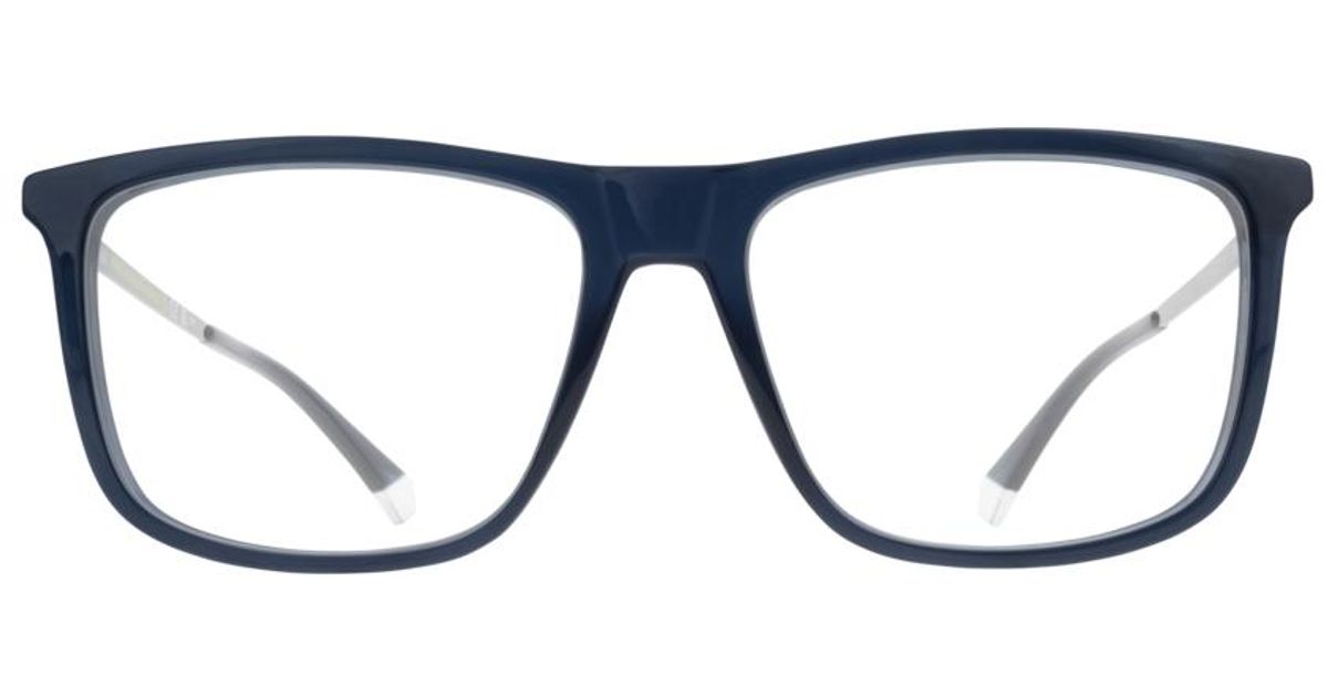 Polaroid Rectangle Plastic Eyeglasses Online in Black for Men | Lyst UK