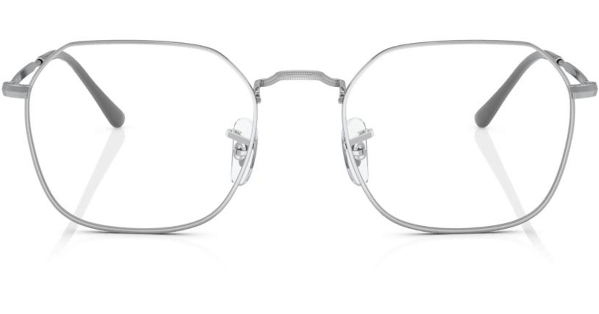 Ray-Ban Irregular Metal Eyeglasses Online in Black | Lyst UK