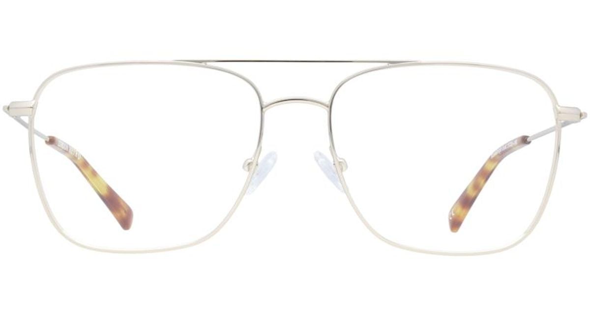 London Retro Square Metal Eyeglasses Online in Black for Men | Lyst UK