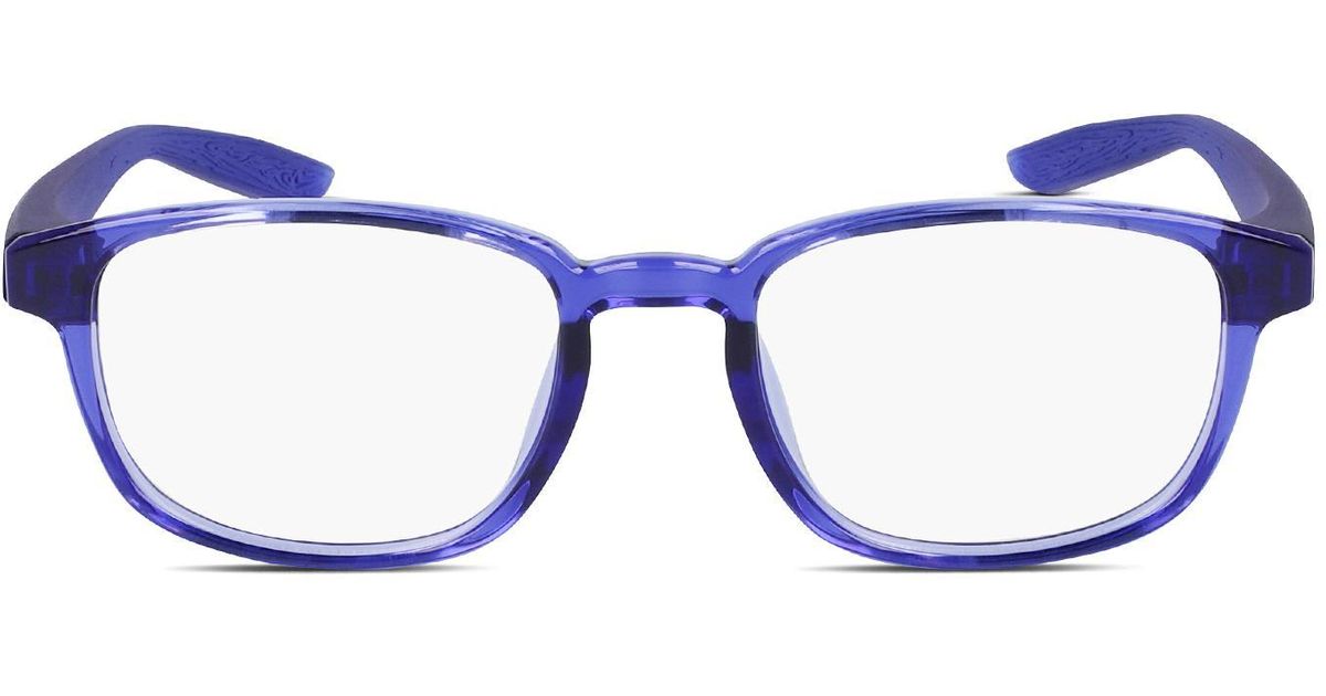 Nike Rectangular Nike Juniors Eyeglasses in Black | Lyst