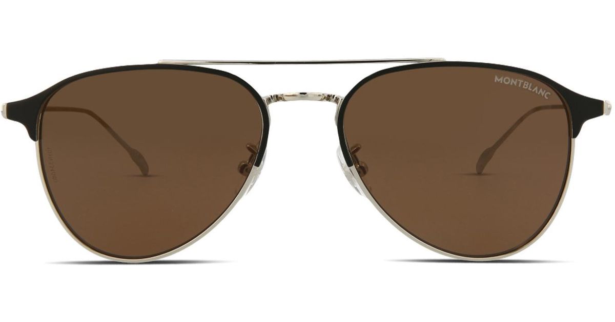 Montblanc Mb0190S in Black for Men | Lyst