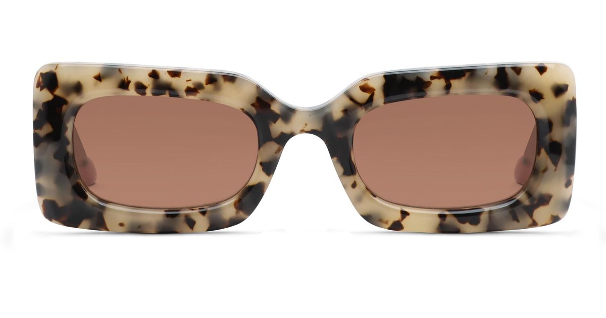Le Specs Damnedest Tortoise in Black | Lyst