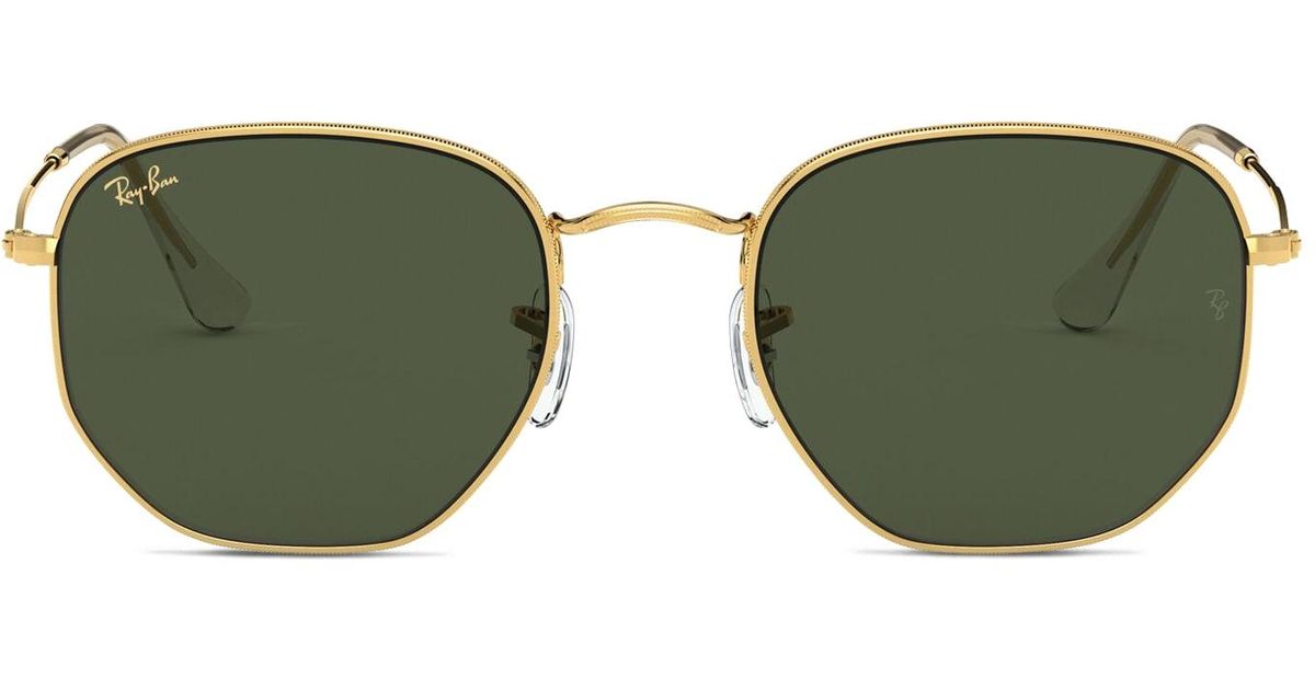 Ray-Ban Rb3548 Hexagonal Legend Clear in Green for Men | Lyst