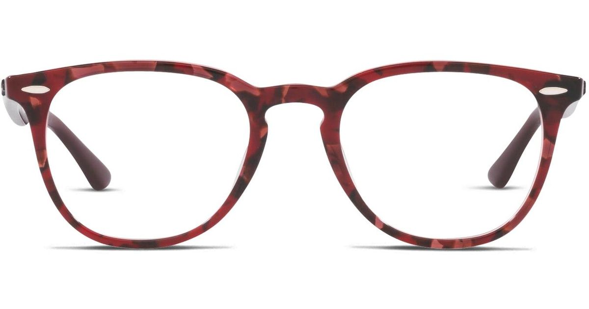 Ray-Ban Rb7159F Clear/Tortoise in Black | Lyst