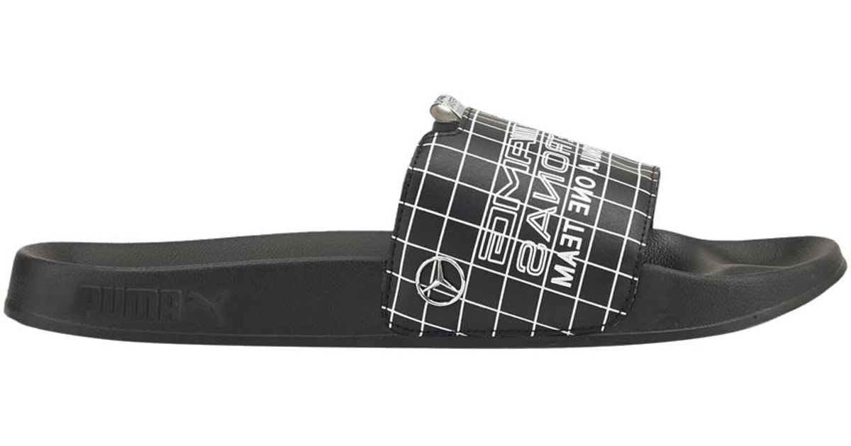 PUMA Mercedes-amg Petronas F1 X Leadcat 2.0 Slide 'black' for Men | Lyst