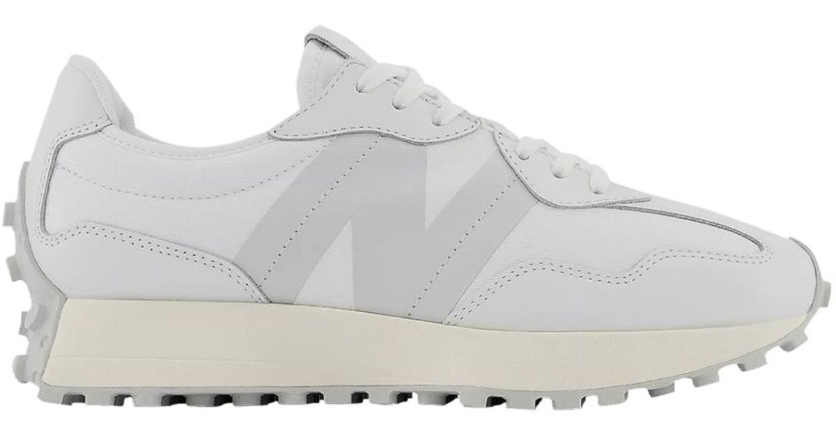 New Balance 327 'light White' Jd Exclusive | Lyst