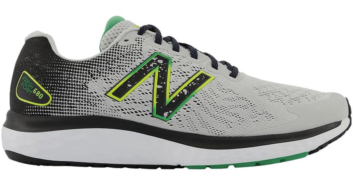 New Balance Fresh Foam 680v7 'grey Lemonade' in Gray for Men | Lyst
