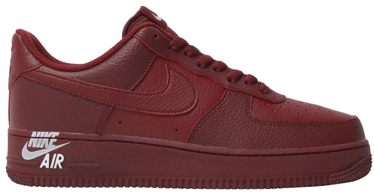 Nike Air Force 1 07 in Red for Men - Lyst