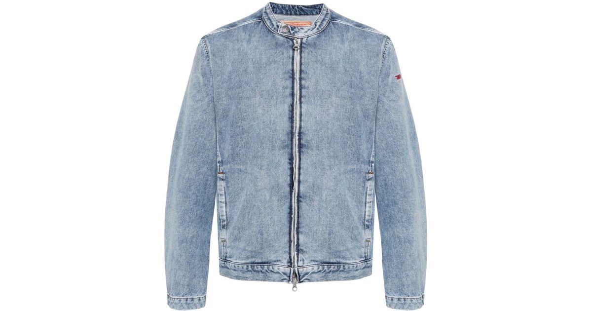 DIESEL D-Glory Denim Jacket in Blue for Men | Lyst