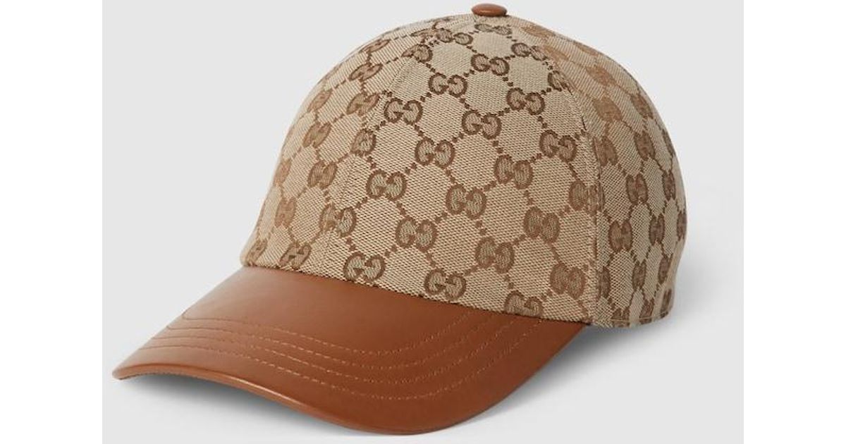 Gucci Gg Canvas Baseball Hat, Gg Canvas in Brown | Lyst