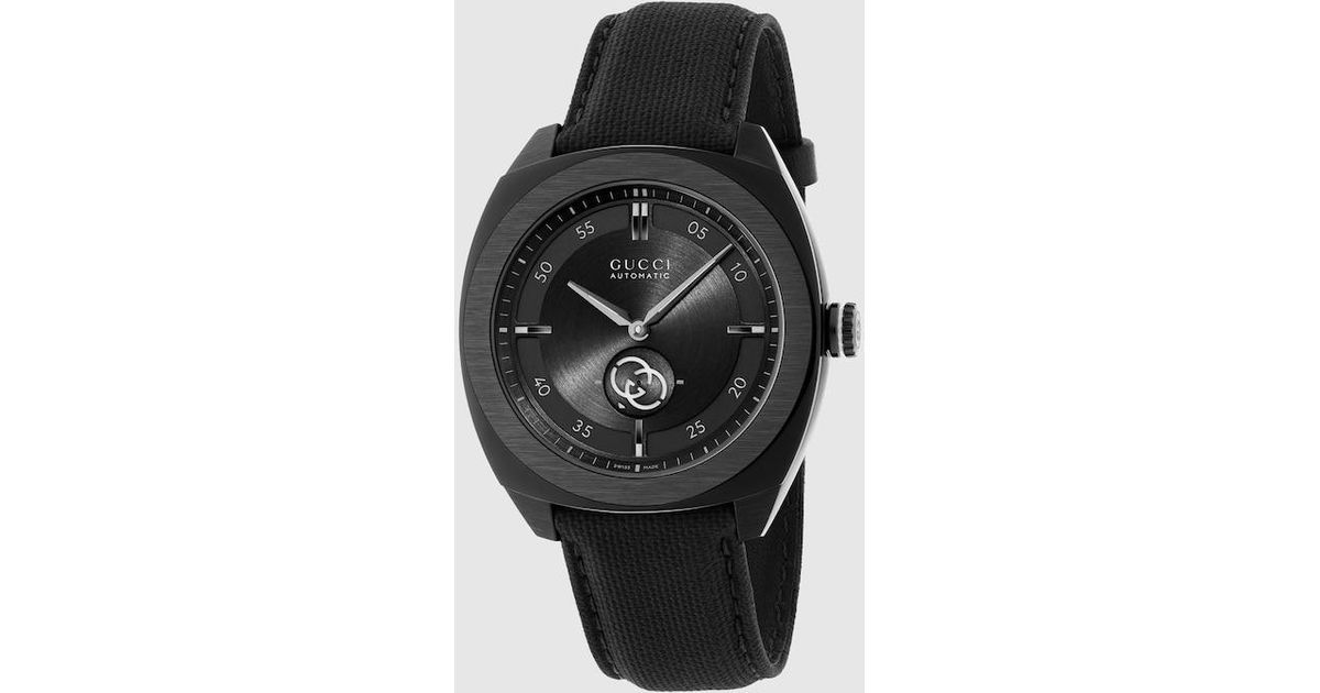 Gucci Interlocking Watch, 41Mm, Steel in Black for Men | Lyst UK
