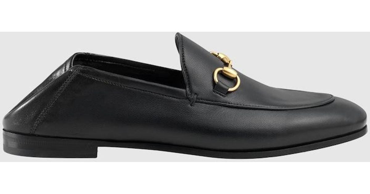 Gucci Loafer With Horsebit in Black | Lyst