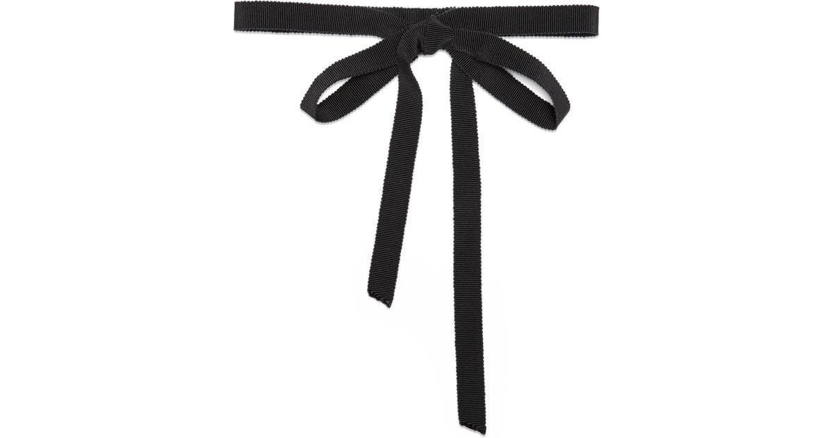Gucci Grosgrain Neck Bow in Black for Men | Lyst