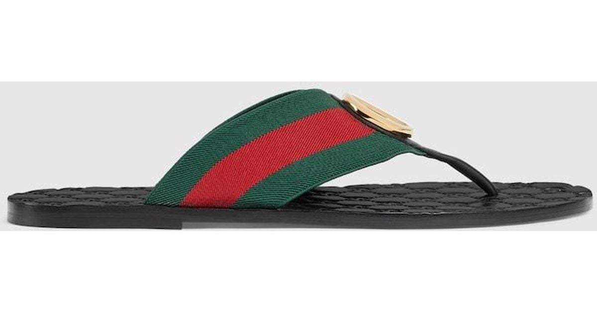 Gucci Riviera Thong Sandal, Fabric in Blue for Men | Lyst UK