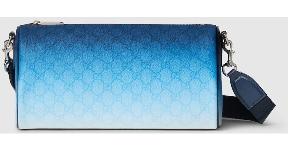 Gucci Chroma Small Cylinder Bag, Fabric in Blue for Men | Lyst