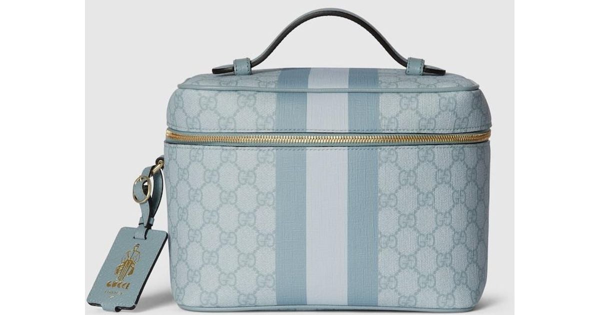 Gucci Ophidia Medium Travel Bag, , Gg Canvas in Blue | Lyst