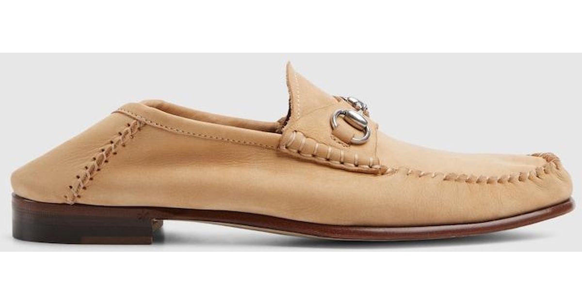 Gucci Gigi Loafer, Suede in White | Lyst