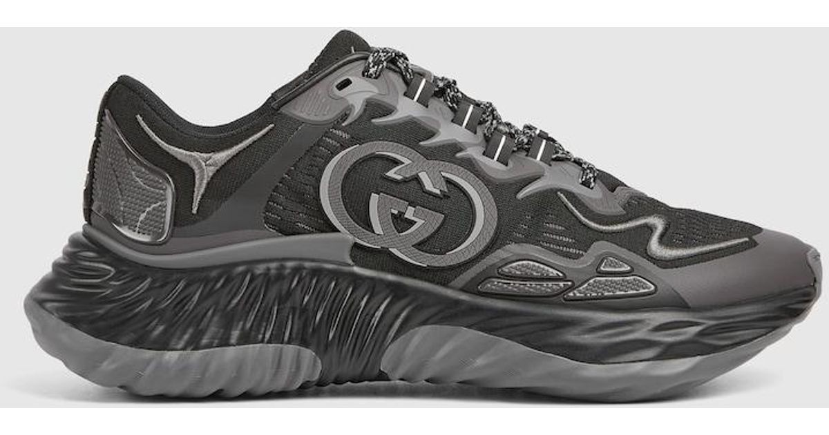 Gucci Ripple Splash Sneakers in Black for Men | Lyst