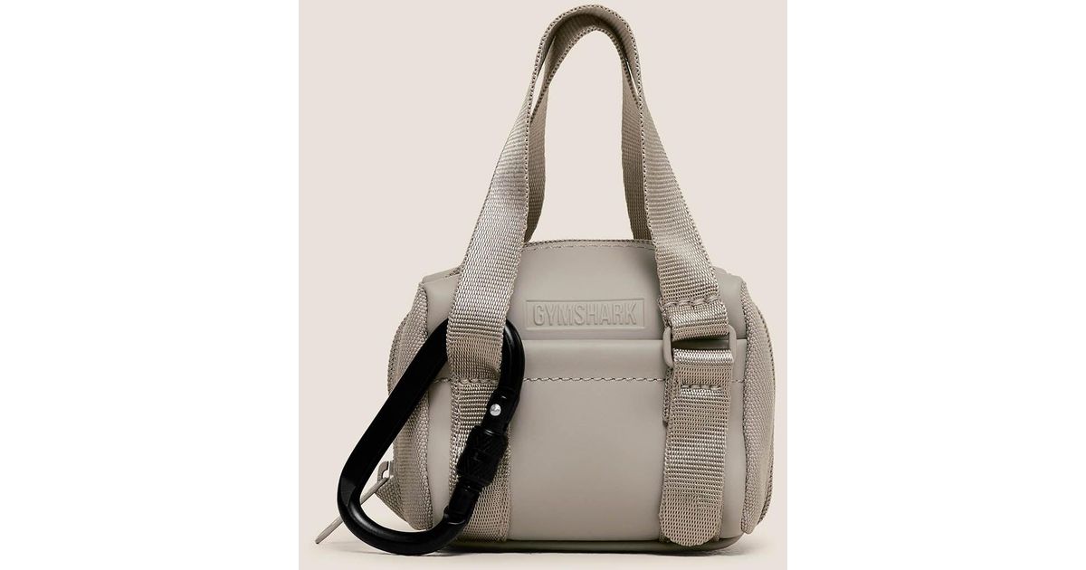 GYMSHARK Everyday Mini Holdall Keychain in Natural | Lyst UK