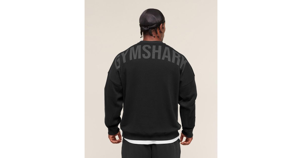 GYMSHARK Power Crew in Black for Men | Lyst UK