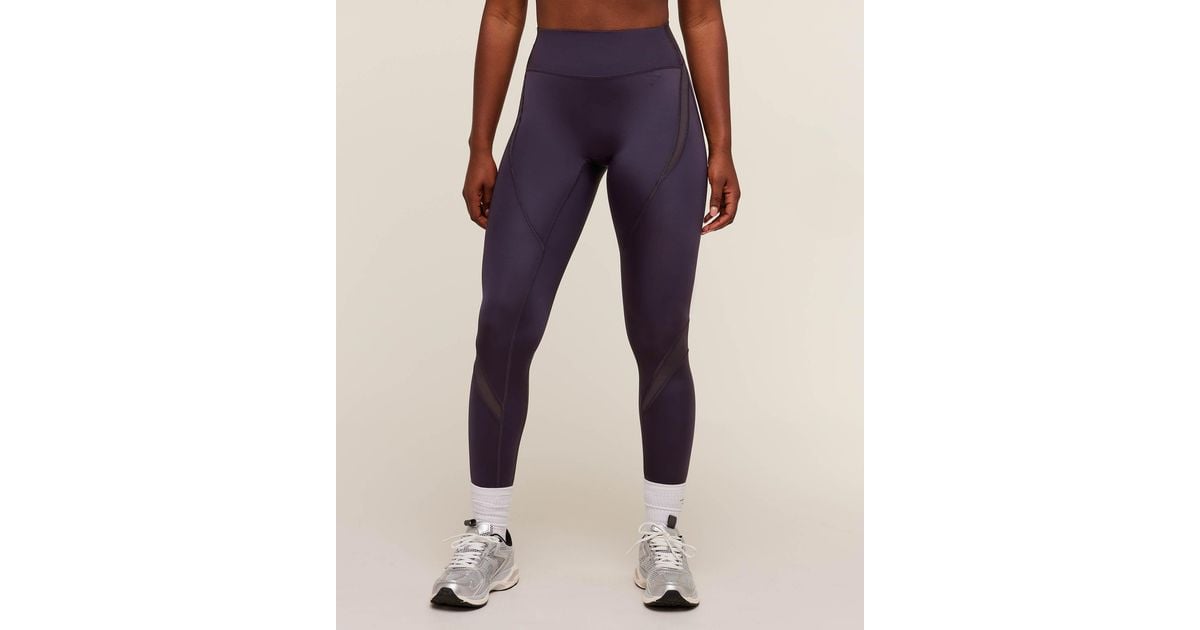 GYMSHARK Mesh Panel Leggings in Blue | Lyst UK