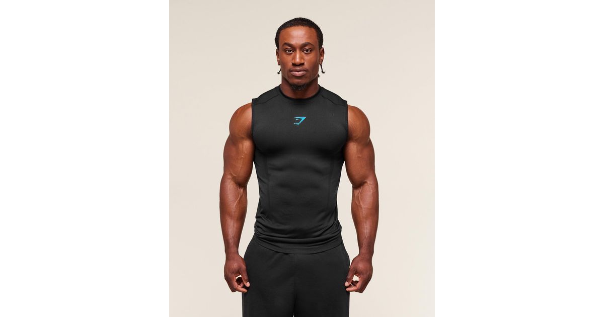 GYMSHARK Onyx 5.0 Tank in Black for Men | Lyst UK