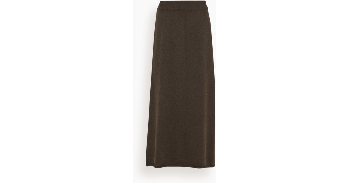 Lisa Yang Elin Skirt in Brown | Lyst