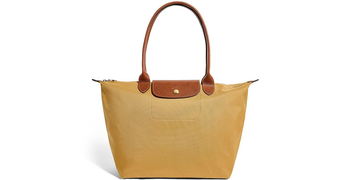 Longchamp Large Le Pliage Original Tote Bag in Brown | Lyst UK