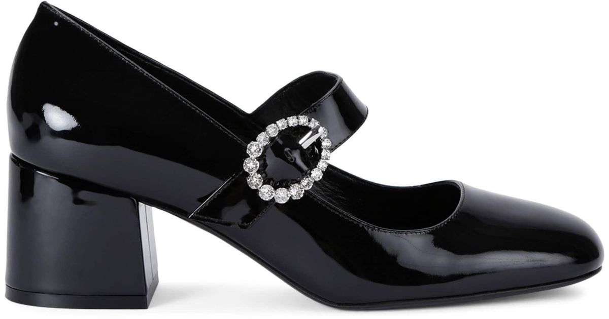 Stuart Weitzman Sloane Mary Jane Pumps 60 in Black | Lyst