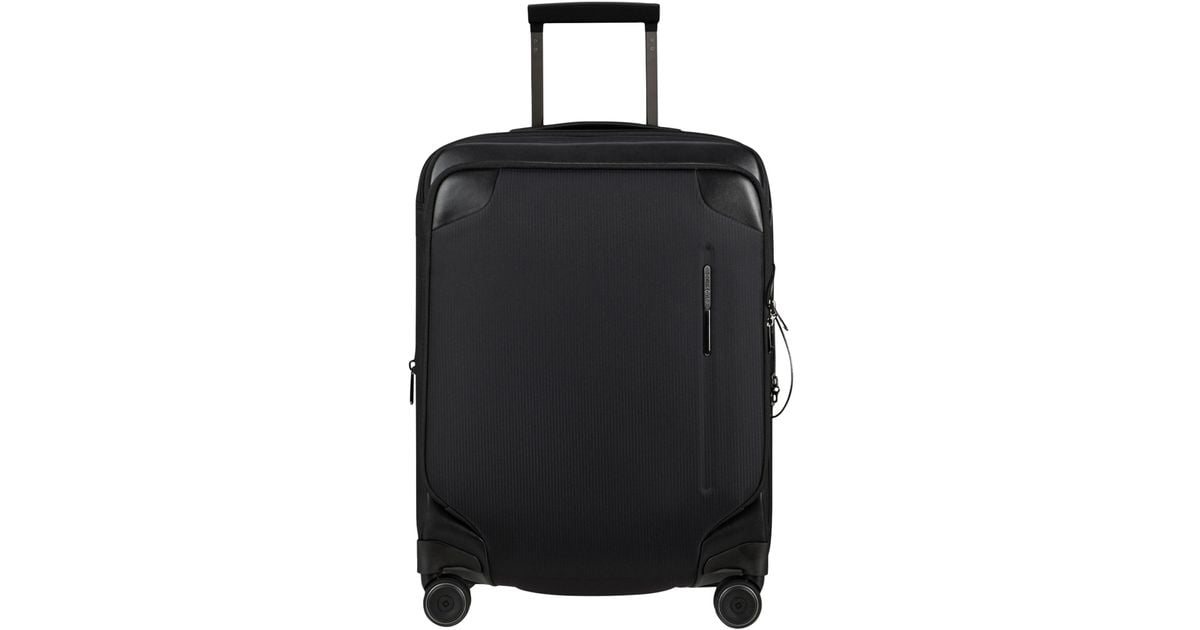 Samsonite Splendix Expandable Carry On Spinner Suitcase in Black | Lyst