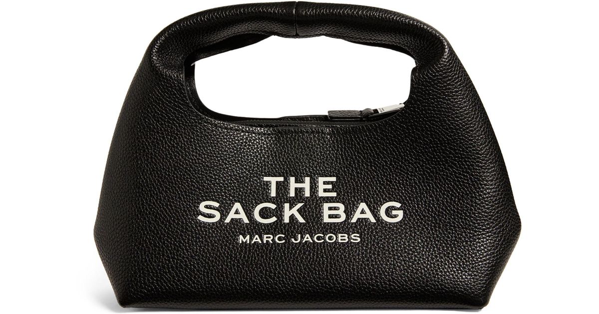 Marc Jacobs The The Mini Sack Bag in Black | Lyst