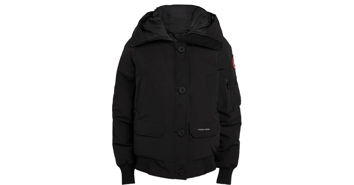 Canada Goose Chilliwack Puffer Bomber Jacket in Black | Lyst UK