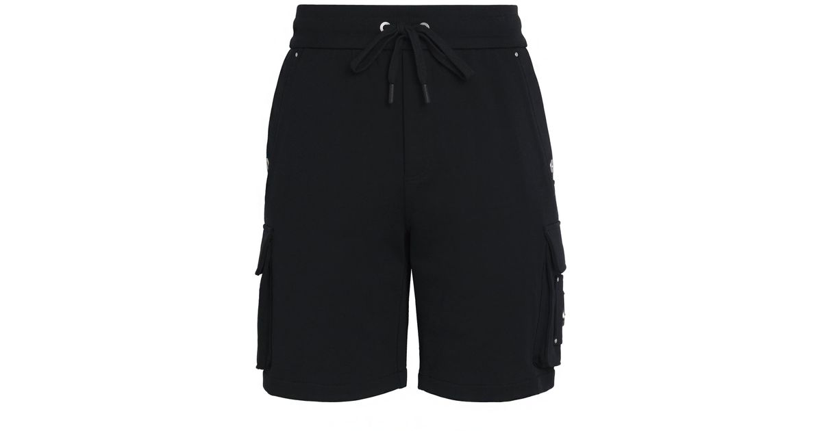 Moose Knuckles Cotton Hartsfield Cargo Shorts in Black for Men | Lyst