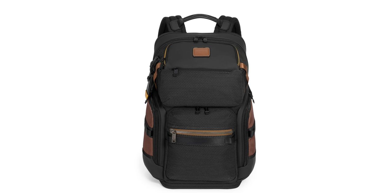Tumi Alpha Bravo Nomadic Backpack in Black for Men | Lyst