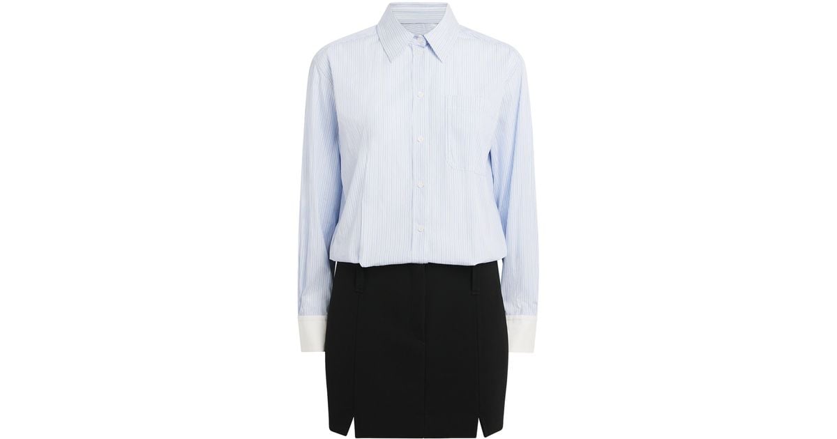 Sandro Two-Piece Mini Dress in White | Lyst UK
