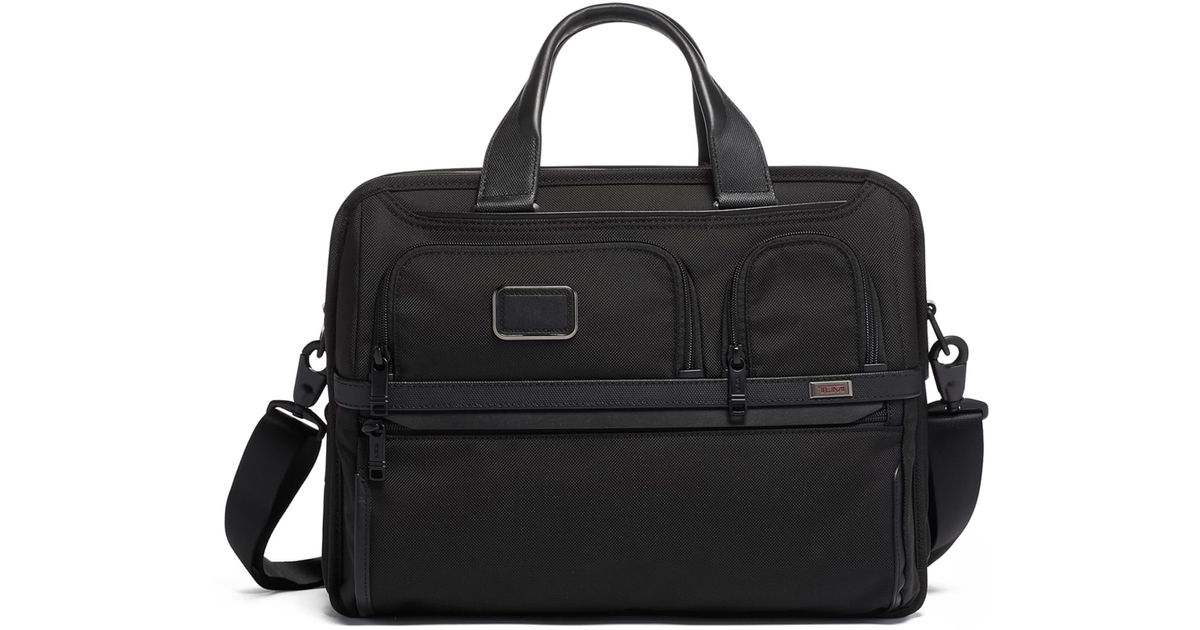 Tumi Expandable Organiser Laptop Case in Black for Men | Lyst
