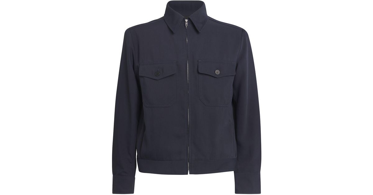 Sandro Antoine Jacket in Blue for Men | Lyst