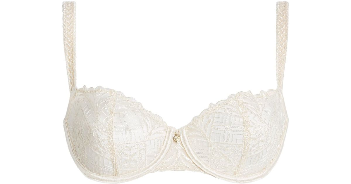 Aubade Iconic Calypso Half-Cup Bra in Natural | Lyst