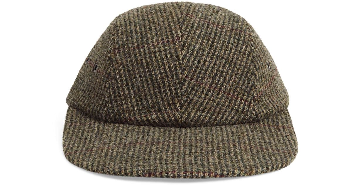 Polo Ralph Lauren Tweed Custom Long-Bill Cap in Green for Men | Lyst UK