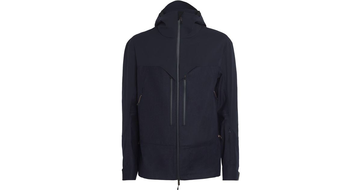 Sease Wool 3L Shell Jacket in Blue for Men | Lyst
