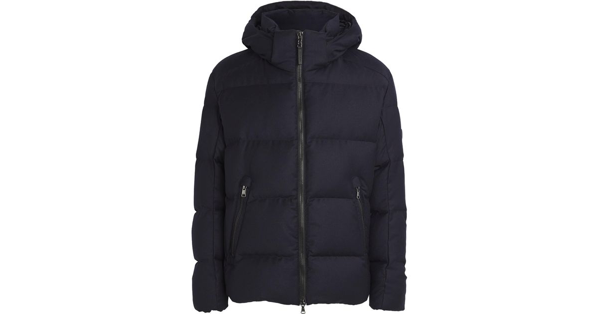 Bogner Wool-Blend Down Xamy Puffer Jacket in Blue for Men | Lyst