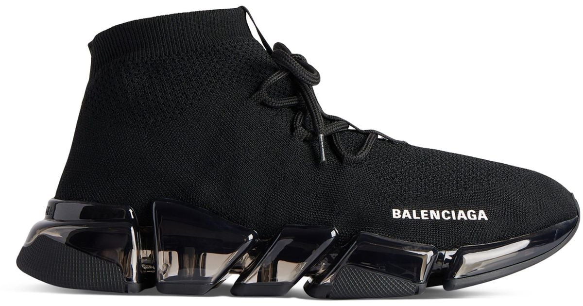Balenciaga Speed 2.0 Lace-Up Sneakers in Black | Lyst