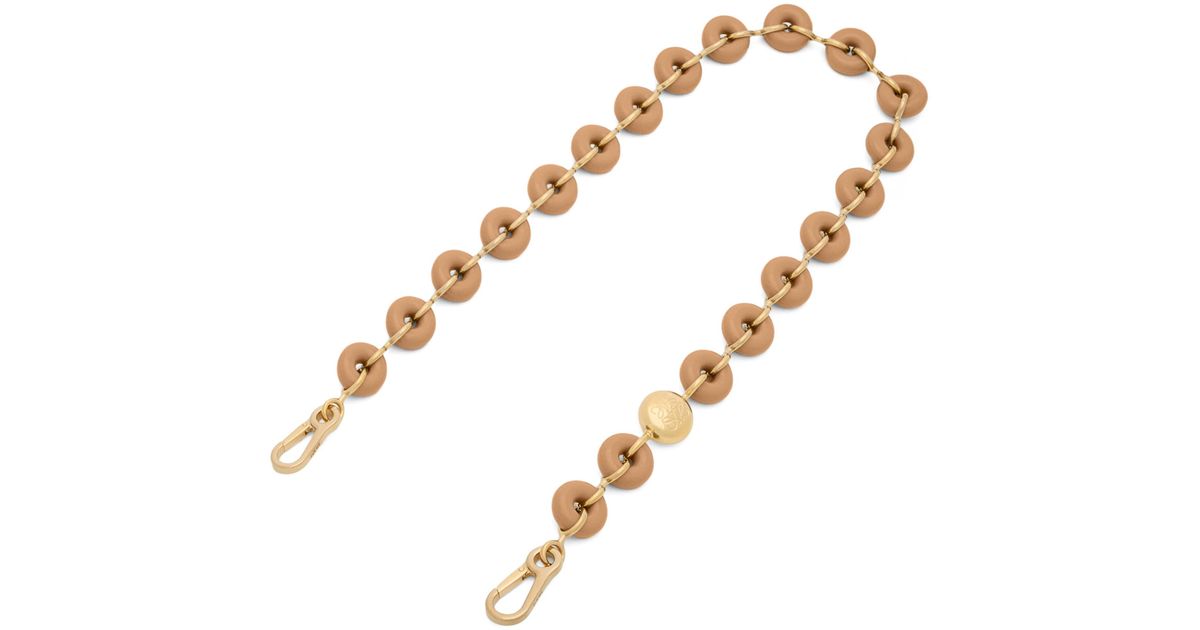 Loewe Donut Chain Bag Strap in Metallic | Lyst UK